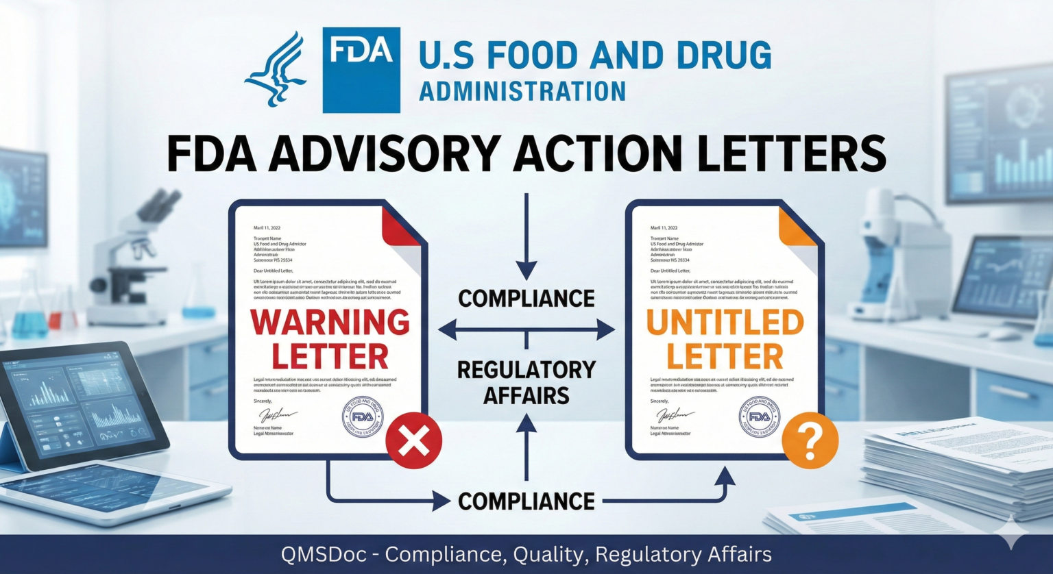 Understanding FDA Advisory Action Letters: Warning Letters and Untitled ...
