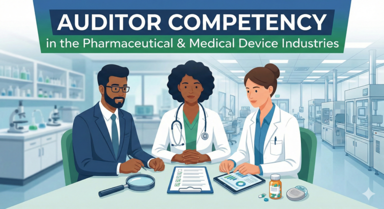 Auditor Competency in the Pharmaceutical and Medical Device Industries ...
