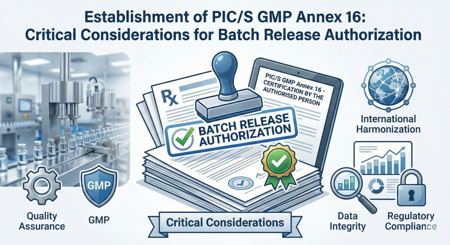 Establishment of PIC/S GMP Annex 16: Critical Considerations for Batch ...