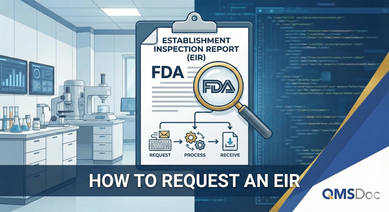 How to Request an Establishment Inspection Report (EIR) | qmsdoc.com ...