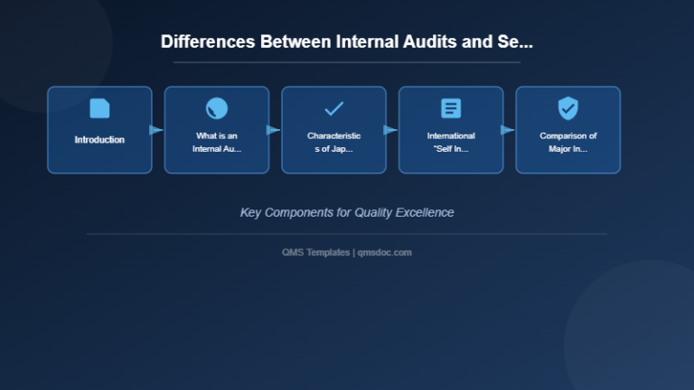 Differences Between Internal Audits and Self-Inspection | qmsdoc.com ...