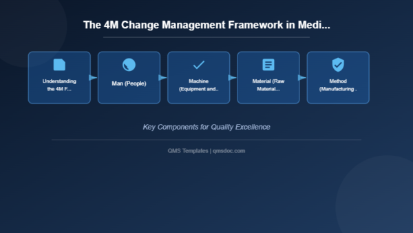 The 4M Change Management Framework in Medical Device Regulation ...