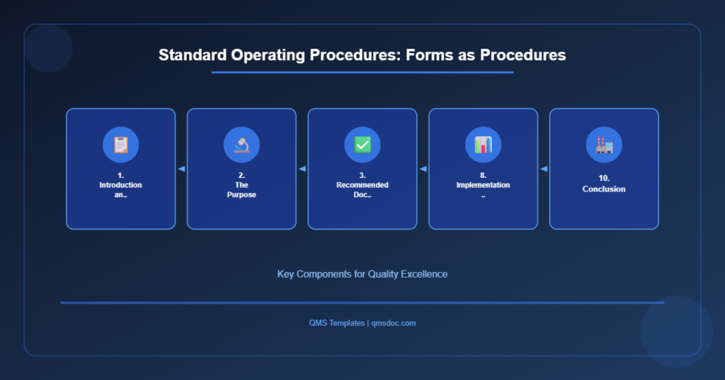 Standard Operating Procedures: Forms as Procedures | QMS Templates